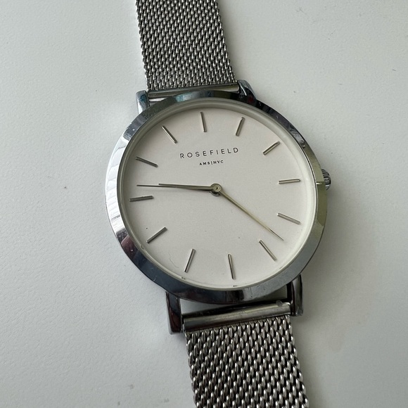 Rosefield | Jewelry | Rosefield Silver Watch | Poshmark